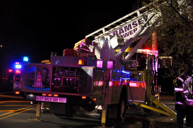 Mutual Aid to Allendale Chimney Fire - Ramsey Fire Department