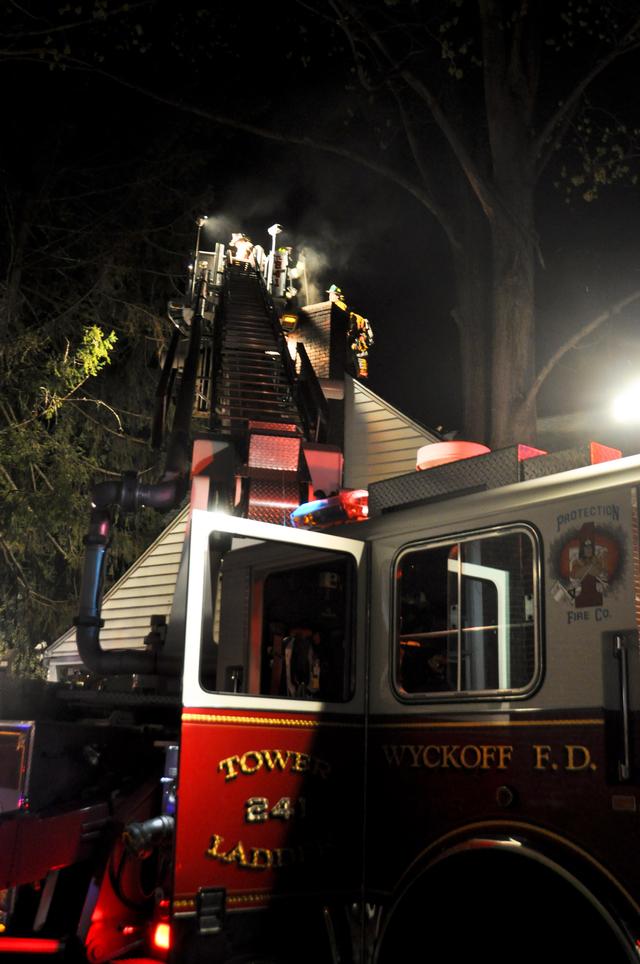 Mutual Aid to Allendale Chimney Fire - Ramsey Fire Department