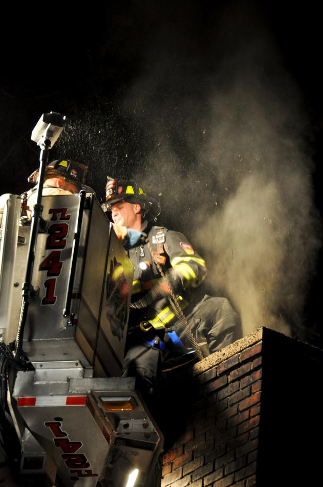 Mutual Aid to Allendale Chimney Fire - Ramsey Fire Department