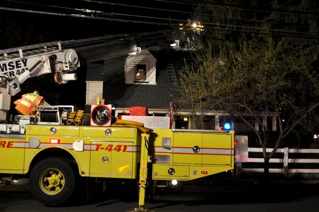 Mutual Aid to Allendale Chimney Fire - Ramsey Fire Department