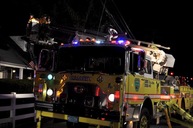 Mutual Aid to Allendale Chimney Fire - Ramsey Fire Department