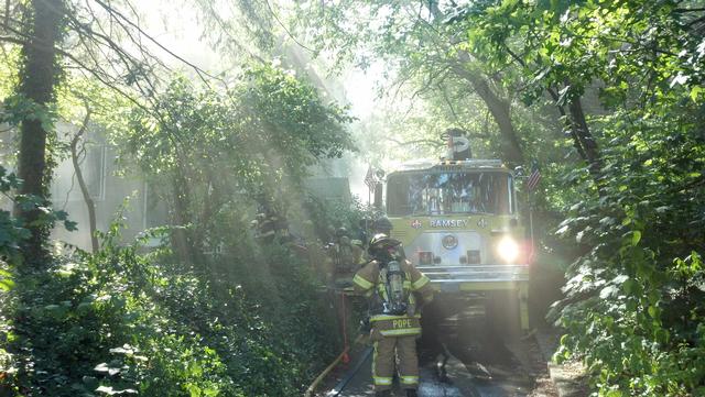 Mutual Aid to Allendale House Fire - Ramsey Fire Department
