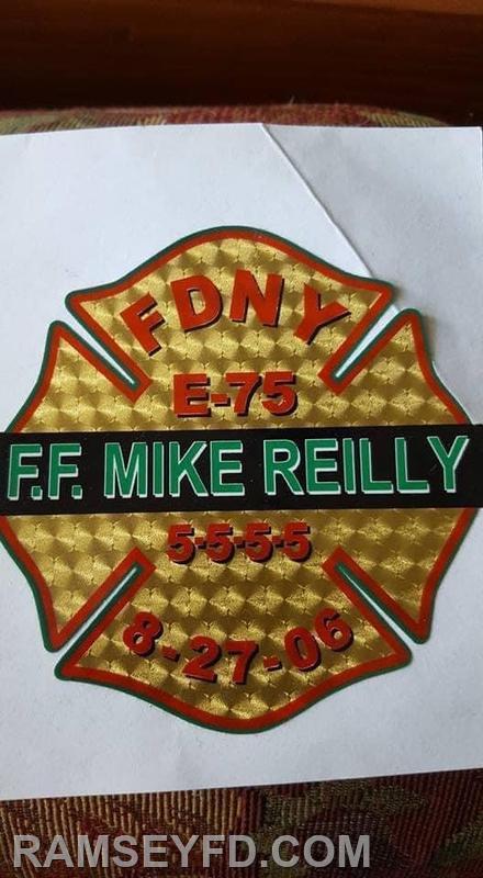Remembering Michael Reilly - Ramsey Fire Department
